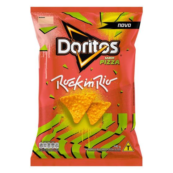 Salgadinho Doritos Rock In Rio Pizza 140g - Elma Chips - Doritos ...