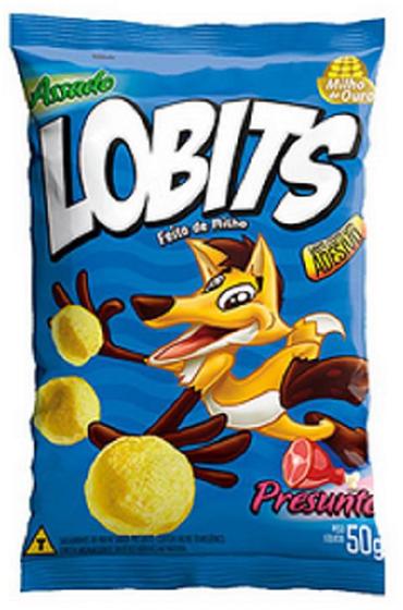 Salgadinho Lobits Sabor Presunto 10 Unidades - Salgadinhos e Aperitivos ...
