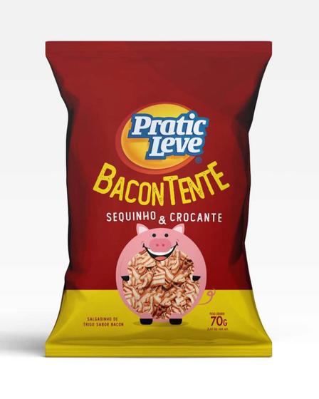 Salgadinho Pratic Leve Bacontente 90g - Salgadinhos e Aperitivos - Magazine Luiza