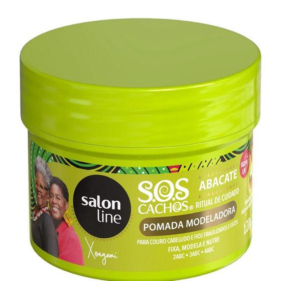 Salon Line To De Cacho Pomada Modeladora Abacate 120G - Modelador e ...