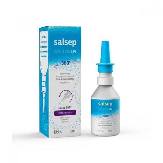 Salsep 360 Descongestionante Spray 50ml - Higiene e Conforto Nasal ...