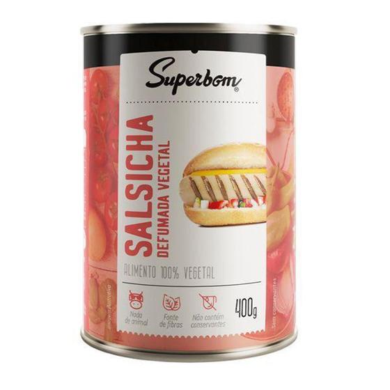 Salsicha Vegetal Defumada Superbom - - Carne Vegetal - Magazine Luiza