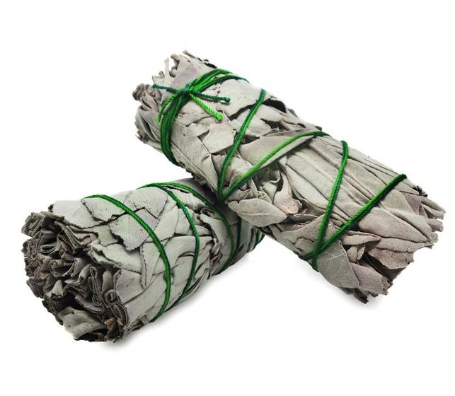 Salvia Branca Incenso Natural Para Defumação e Purificação Tocha 11cm ...