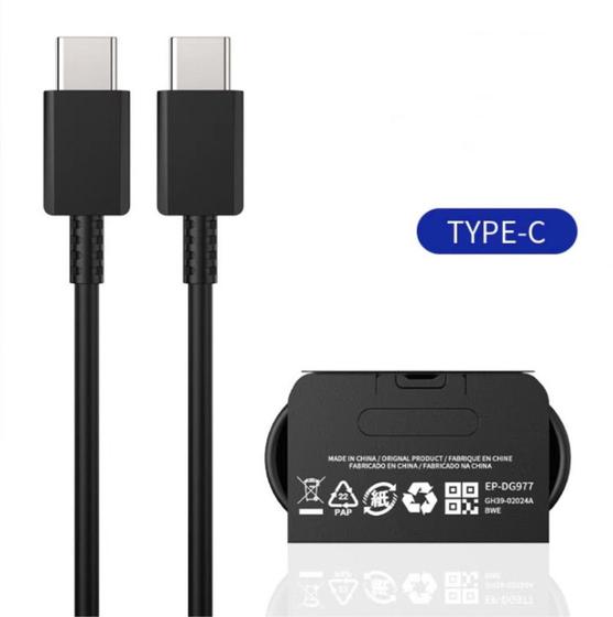 Samsung Cabo USB tipo C para USB tipo C, 1 m, 60 W, preto - Samsumg - Cabo para Celular ...