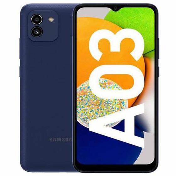 Samsung Galaxy A03 64GB Octa-Core 4GB RAM Tela 6,5” Câm. Dupla + Sefie ...
