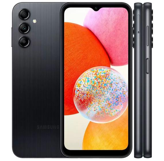 Samsung Galaxy A14 128GB Preto 4G Octa-Core 4GB RAM 6,6" Câm. Tripla ...
