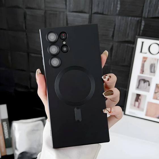 Samsung Galaxy S24 S23 S22 S21 S20 Note20 Ultra plus Magsafe Magnético Caso De Carregamento Sem ...