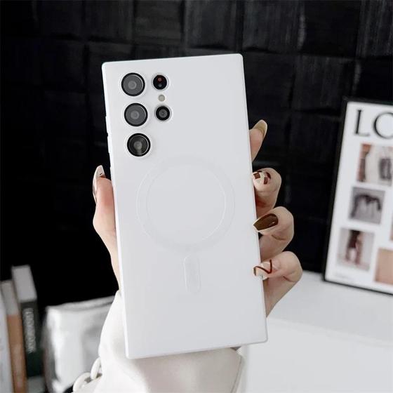 Samsung Galaxy S24 S23 S22 S21 S20 Note20 Ultra plus Magsafe Magnético Caso De Carregamento Sem ...