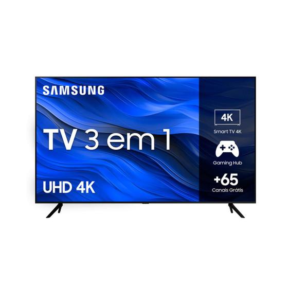 Samsung Smart TV 43 polegadas UHD 4K 43CU7700 2023, Processador Crystal ...