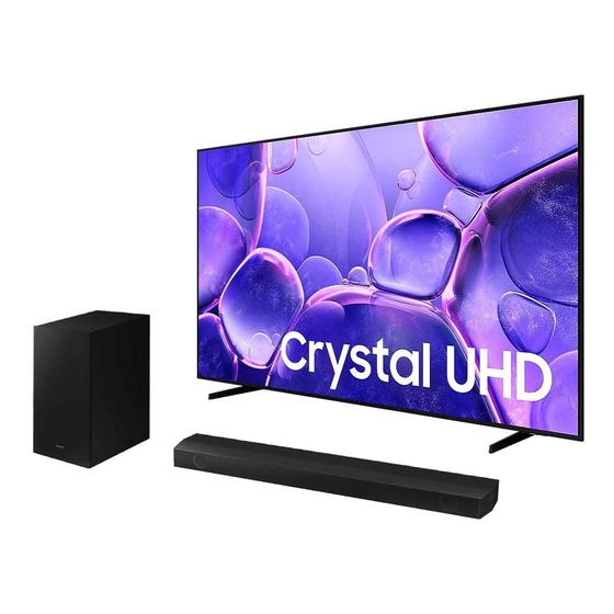 Samsung Smart TV 75" Crystal UHD 4K U8100F 2025 + Soundbar HW-B550 ...