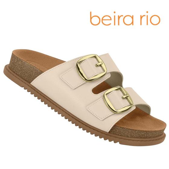 Sandalia Beira Rio Original Feminina Conforto Slide Fivela Flatform ...