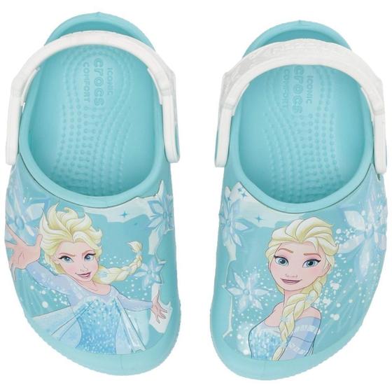 Sandália crocs elsa original c luzes ao pisar- disney frozen - Babuche ...