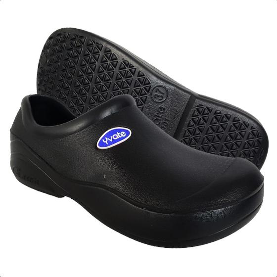 Sandalia Fechado Profissional Enfermagem Cozinha Yvate C10 - Calçado ...