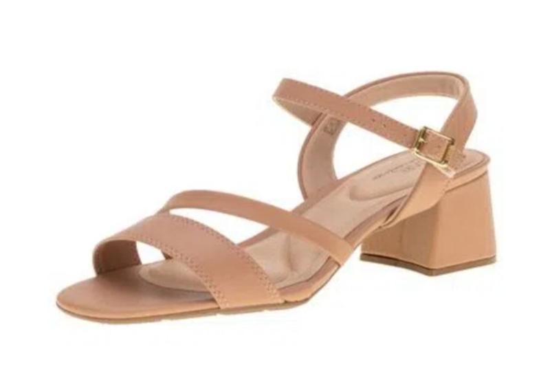 Sandália Feminina Modare Salto Grosso Médio 7172.101 - Sandália ...