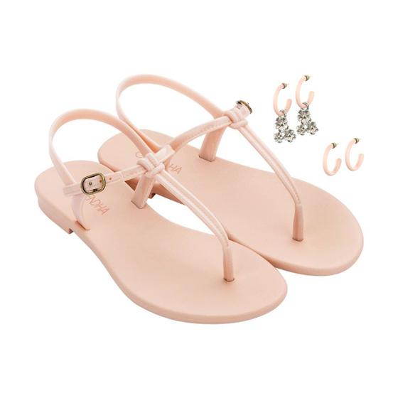 Sandalia Feminina Rasteira Grendha Cacau Inova - GRENDENE - Rasteirinha Feminina - Magazine Luiza