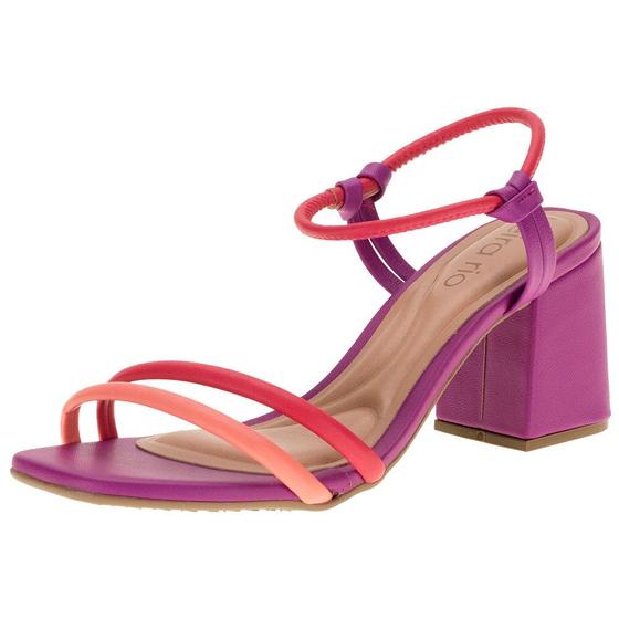 Sandália feminina salto alto beira rio - 8436213 - Sandália Feminina ...