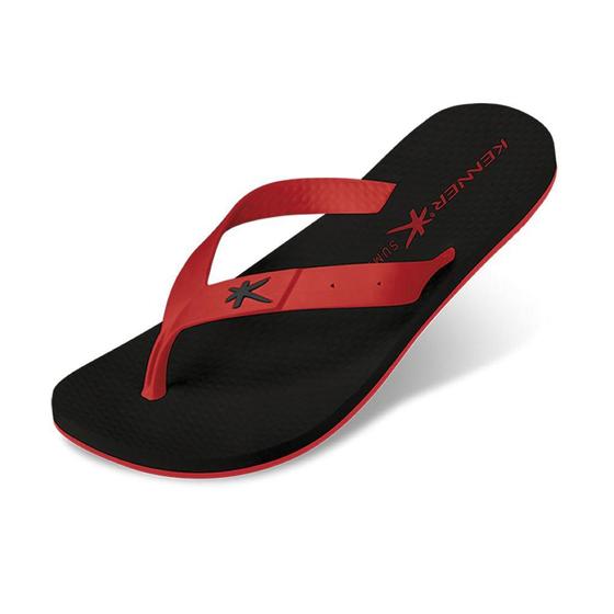 Sandália Kenner Summer Torcida Preto/Vermelho - Outros Moda e ...