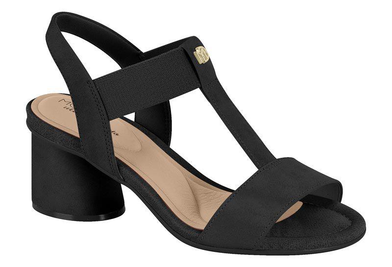 Sandália Plataforma Modare Ultra Conforto Salto Bloco Redondo Cortiça ...