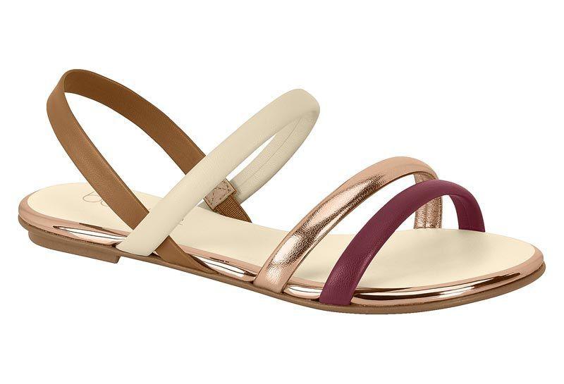 Sandalia rasteira beira rio - 8367641 beira rio 36 ouro - Rasteirinha ...