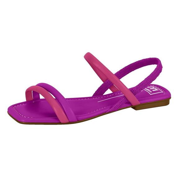 Sandália Rasteira Moleca Feminina 5462.111 - Rasteirinha Feminina ...