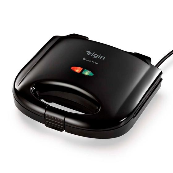 Sanduicheira e Grill Antiaderente Snack Time Elgin 750W 220v - Grill ...