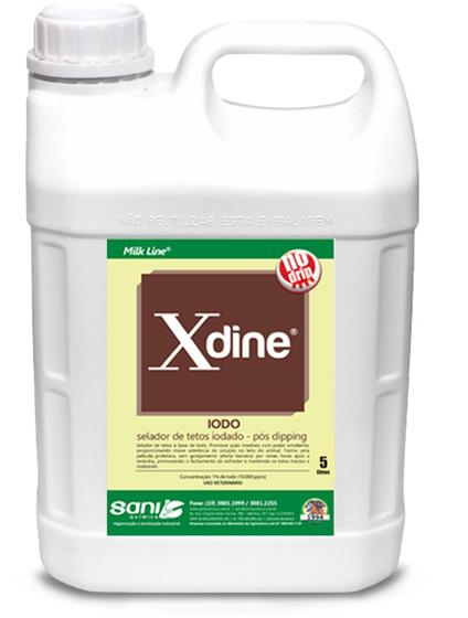 Sani Química - XDINE - Pós Dipping - Selador de Tetos (Base de Iodo 10 ...