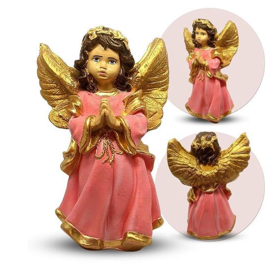 Santo Anjo Da Guarda Rezando Em Gesso Lindo 23cm - Divinário ...