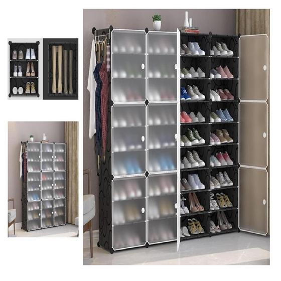 Sapateira gigante 72 pares armario modular organizador 144 sapatos ...