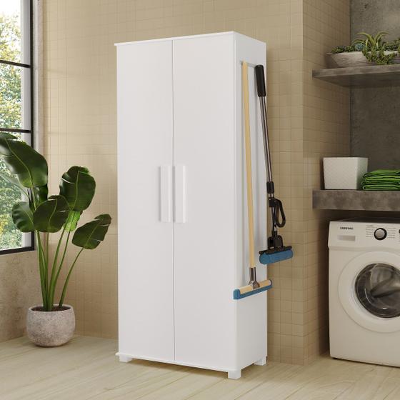 Sapateira Multiuso 2 Portas 100% MDF Tuty Branco - MC Barreto ...