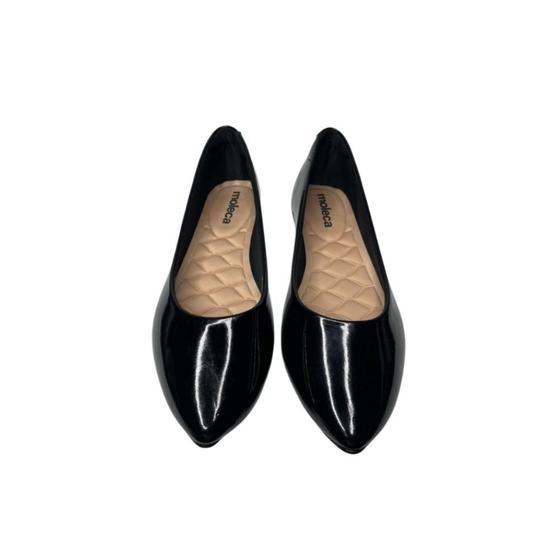 Sapatilha Moleca Feminina Verniz Fresh Neo Bico Fino Confortavel ...