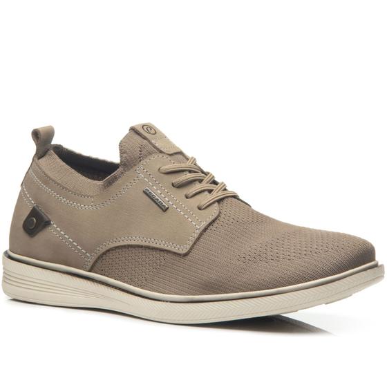 Sapato Casual Pegada Masculino em Couro Areia 126103-02 - Sapato Casual ...