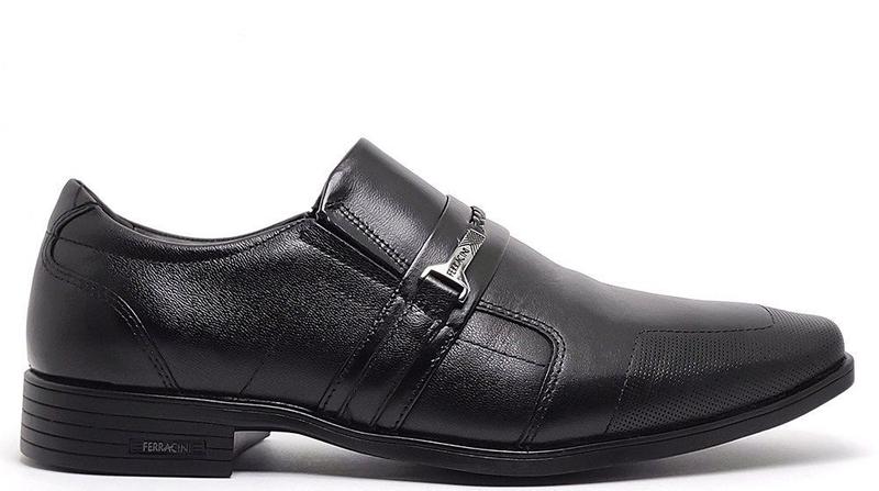 Sapato Masculino em Couro Ferracini Leblon 3839-608g - Sapato Social ...