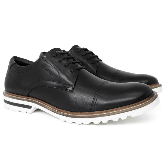 Sapato Masculino Ferracini 24h CIncy Derby Couro Tratorado com Cadarço ...