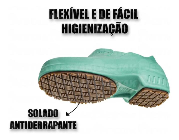 Sapato Ocupacional Flex Clean Marluvas EVA Verde 101FCLEAN-VD CA 39213 ...