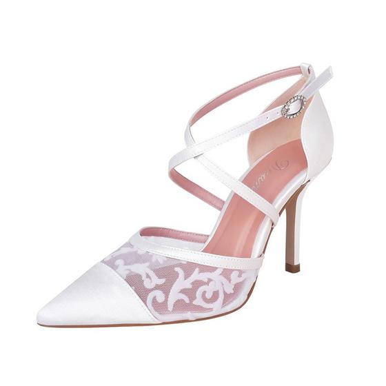 Sapato Scarpin Branco Noiva Casamento Salto Alto - Duani - Scarpin ...