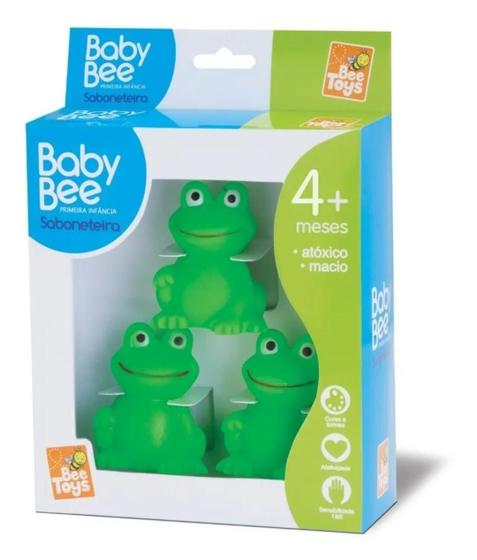 Sapo De Vinil P/ Banho 3 Sapinhos Baby Bee Primeira Infancia - Bee Toys ...