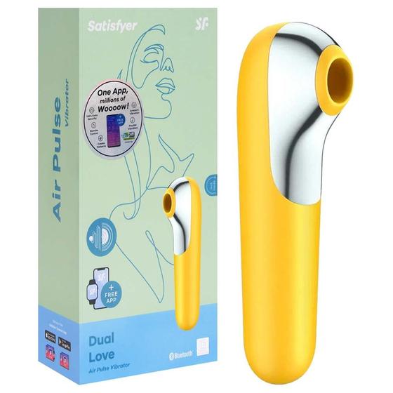 Satisfyer Dual love - Estimulador clitoriano e vibrador em silicone com ...