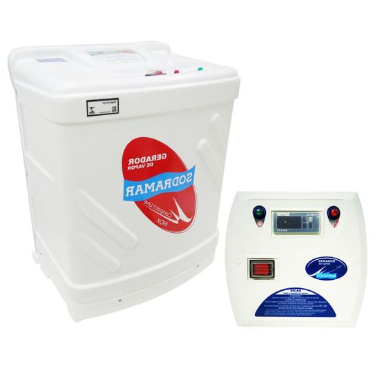 Sauna 18kw Inox + Comando Digital Compact Line 220V Sodramar - Gerador ...