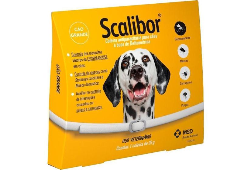 Scalibor Coleira Antiparasitária 65cm - Msd - Coleira para Cachorro ...