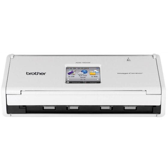 Scanner Compacto de Mesa Brother ADS1500W Branco Wireless com ...