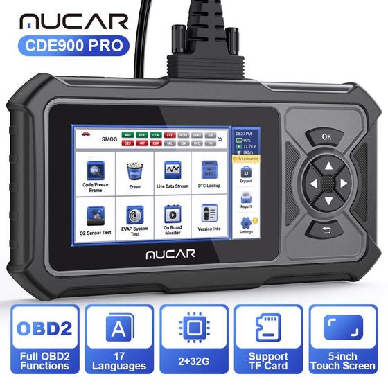 Scanner de diagnóstico OBD2 MUCAR CDE900 PRO - THINKCAR - Scanner ...