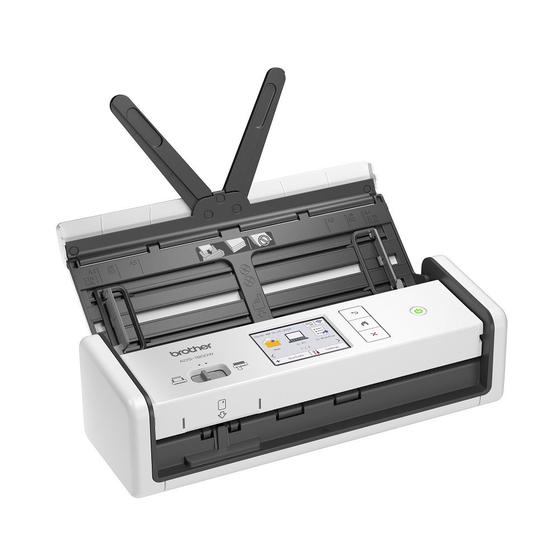 Scanner de Mesa Brother ADS-1800W Wi-Fi USB Duplex - Branco - Scanner ...