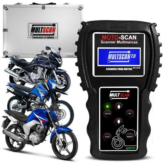 Scanner para Motos Moto-Scan 7.0 V 2.06 Digital Portátil Yamaha Suzuki ...