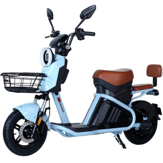 Scooter Bicicleta Elétrica 1000W com Entrada USB E-Trek Duos Azul - Bicicleta Elétrica e ...