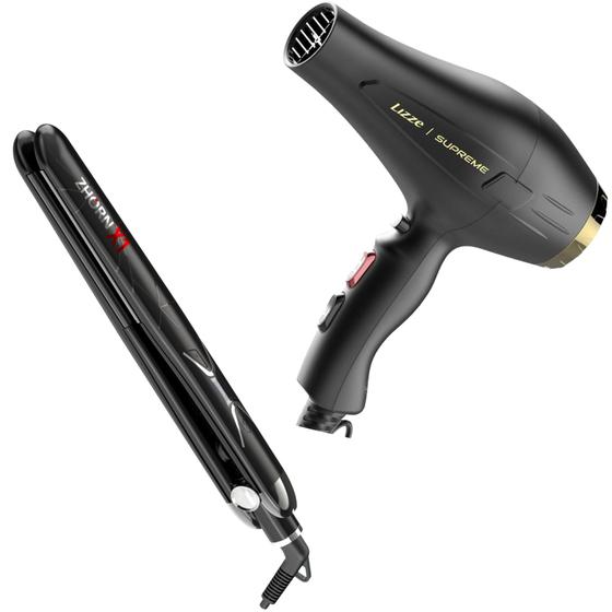 Secador Cabelo Supreme Lizze 2600W + Prancha X1 Style Zhorn - Kit ...
