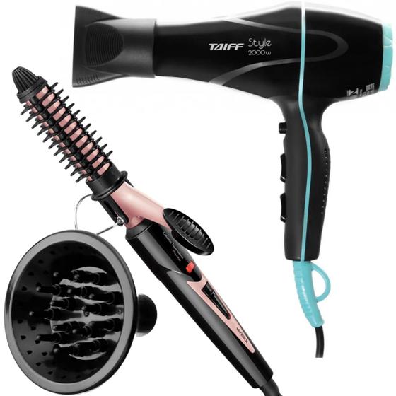 Secador De Cabelo Taiff 2000w Profissional Ar Quente Frio Stile Com ...