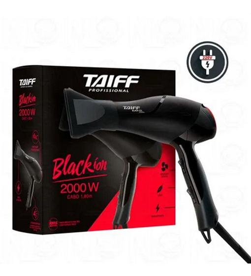 Secador De Cabelo Taiff Black íon 2000w - 220v - Secador de Cabelo ...