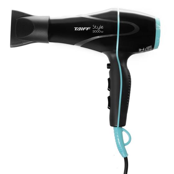 Secador Style Black Silencioso 2000w Taiff 127v - Secador de Cabelo ...