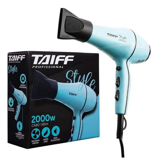 Secador Taiff Profissional Style 2000w 220v Azul Tiffany - Secador de ...