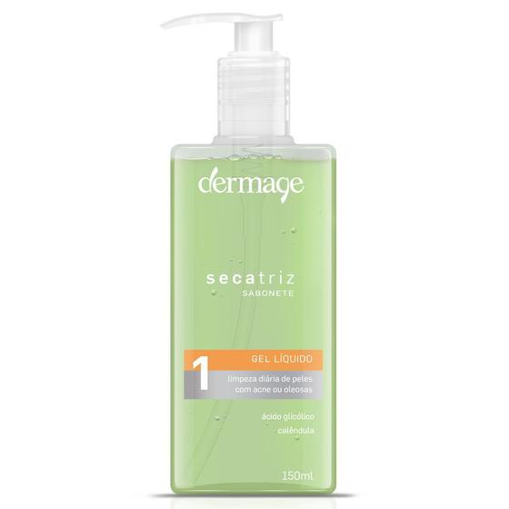 Secatriz Sabonete Antiacne Gel Líquido Dermage 140mL - Sabonete ...